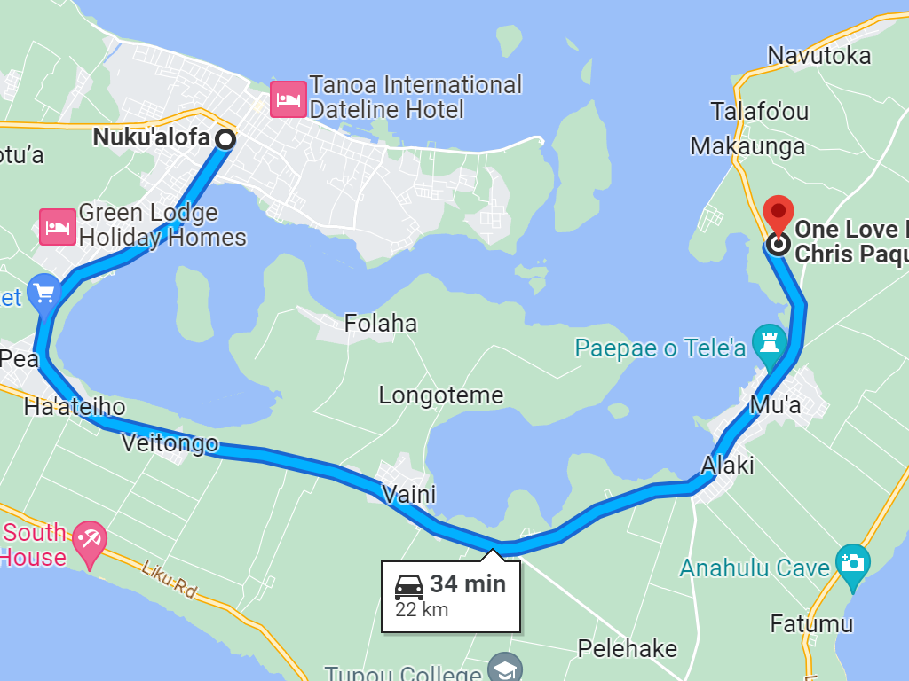 Our Location - Tukulolo Grounds | Tongan Treehouse Resort